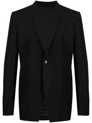Rick Owens Seam-detail Single-breasted Blazer