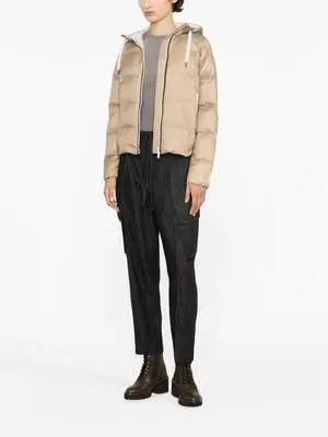 Brunello Cucinelli Denim Cargo Trousers - Black