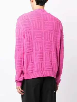 AMBUSH Monogram-pattern Knit Cardigan