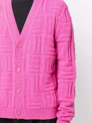 AMBUSH Monogram-pattern Knit Cardigan