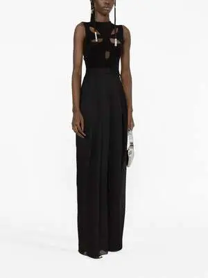 MONOT High-waist Wide-leg Trousers