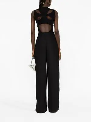 MONOT High-waist Wide-leg Trousers