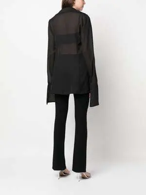 MONOT Georgette Semi-sheer Shirt
