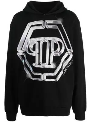 Philipp Plein Logo-print Cotton Hoodie