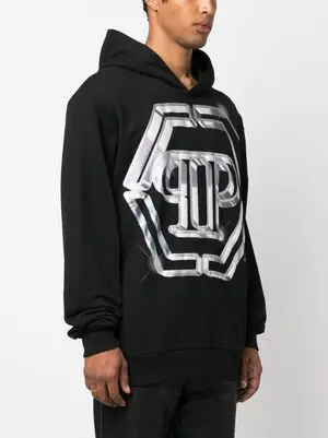 Philipp Plein Logo-print Cotton Hoodie