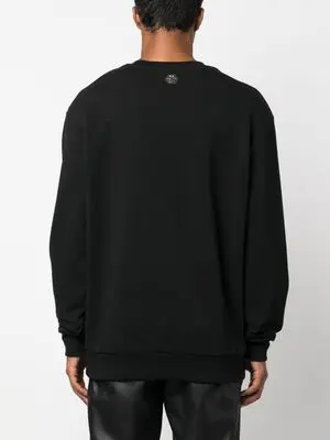 Philipp Plein Skull-print Cotton Sweatshirt