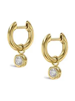 PRAGNELL 18kt Yellow Diamond Sundance Hoop Earrings