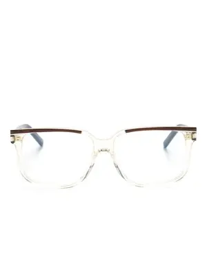 Saint Laurent Cat-eye Frame Eyeglasses - Brown