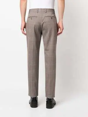Moschino Tailored Plaid-check Trousers