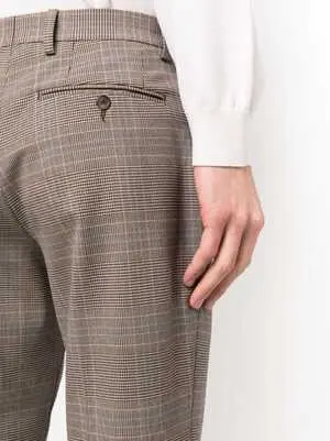Moschino Tailored Plaid-check Trousers