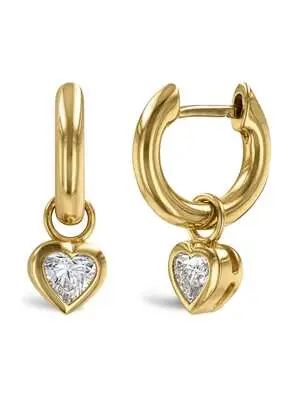 PRAGNELL 18kt Yellow Sundance Diamond Hoop Earrings