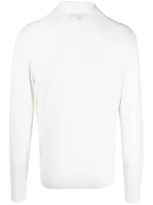 Sease Lasca Merino Polo Shirt - White