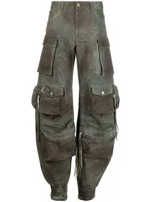 Attico Camouflage Cargo Jeans