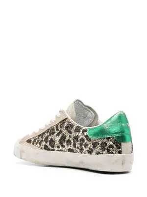 Philippe Model Prsx Leather Low-top Sneakers - Neutrals