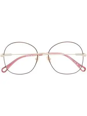 Chloé Round-frame Optical Glasses - Pink
