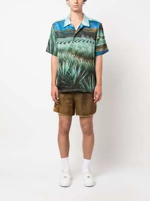 BLUE SKY INN Agave Graphic-print Shirt - Blue