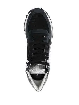 Philippe Model Trpx Panelled Low-top Sneakers - Black
