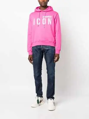 Dsquared2 Icon-print Cotton Hoodie