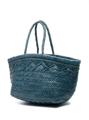 Dragon Diffusion Woven Leather Tote Bag