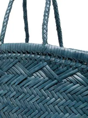 Dragon Diffusion Woven Leather Tote Bag