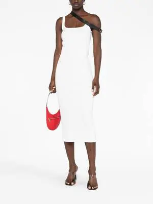 COURREGES Strap-detail Midi Dress