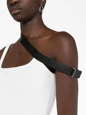 COURREGES Strap-detail Midi Dress