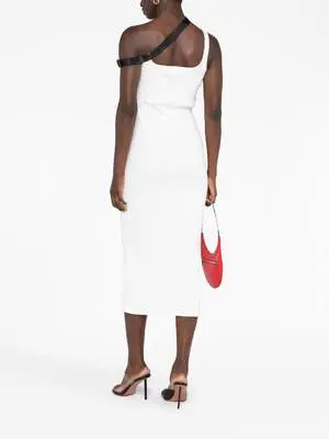 COURREGES Strap-detail Midi Dress