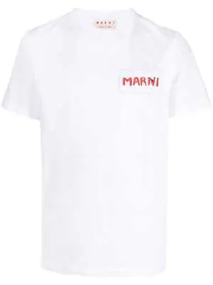 Marni Logo-patch Cotton T-shirt