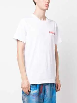 Marni Logo-patch Cotton T-shirt