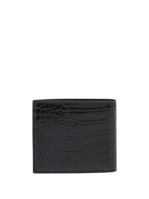 Prada Croc-effect Leather Wallet