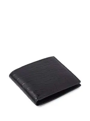 Prada Croc-effect Leather Wallet