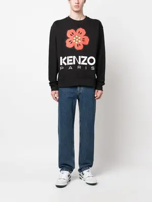 Kenzo Poppy Cotton Sweatshirt