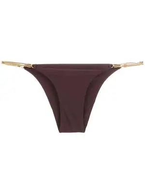 LENNY NIEMEYER Chain-embellished Bikini Bottom - Purple