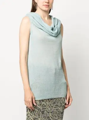 VITELLI Draped Sleeveless Top
