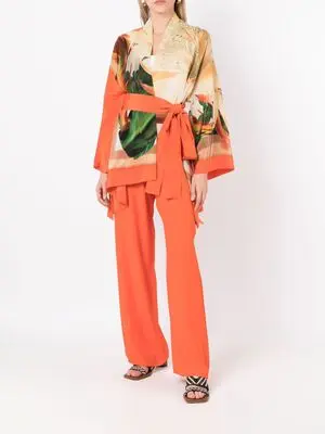 LENNY NIEMEYER Printed Belted Kimono