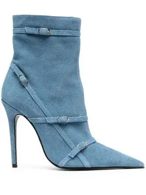 ABRA 120mm Denim Ankle Boots