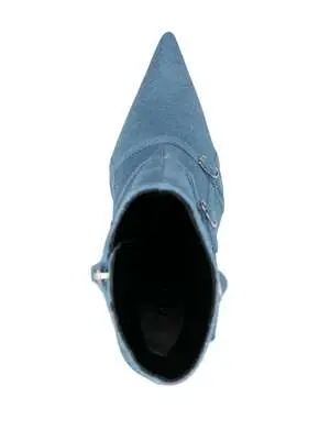 ABRA 120mm Denim Ankle Boots