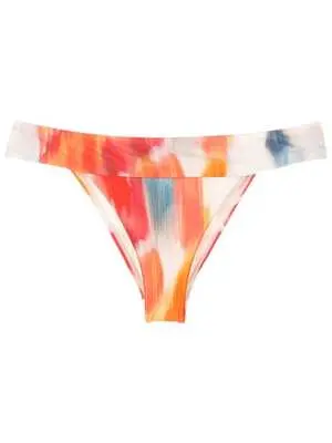 LENNY NIEMEYER Abstract-print Bikini Bottoms - Multicolour