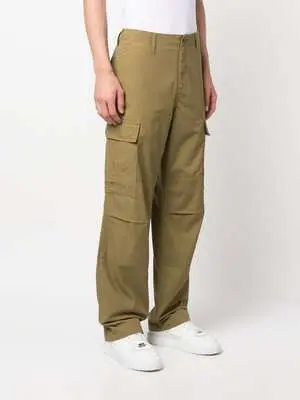 Carhartt Work In Progress Straight-leg Cargo Trousers - Green