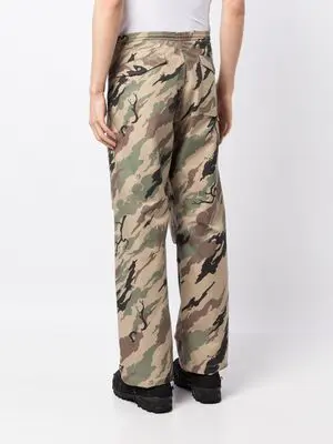 MAHARISHI Bonsai Forest-print Trousers - Brown