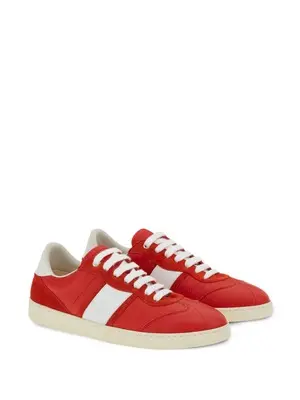 FERRAGAMO Logo-debossed Low-top Sneakers