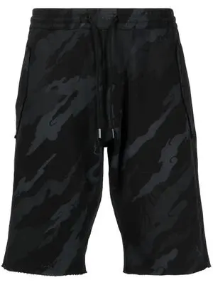 MAHARISHI Bonsai Forest-print Cotton Shorts