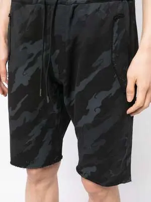 MAHARISHI Bonsai Forest-print Cotton Shorts