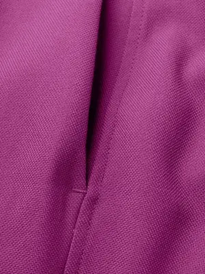 GANNI Pleated Straight-leg Trousers