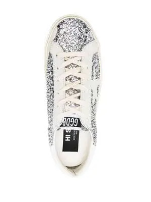 GOLDEN GOOSE Hi-star Glitter Sneakers