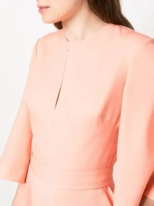 Elie Saab Gradient-effect Silk Jumpsuit