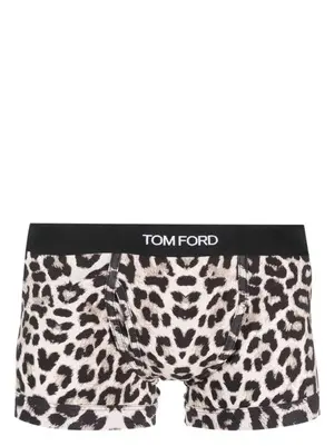 TOM FORD Animal-print Stretch-cotton Boxers