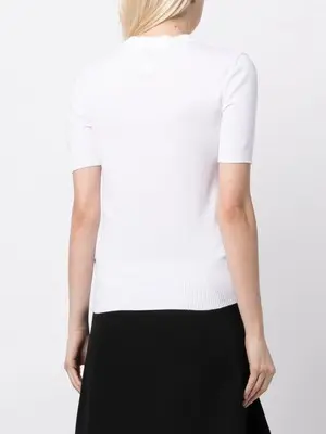 PATOU Logo Jacquard Knit Top