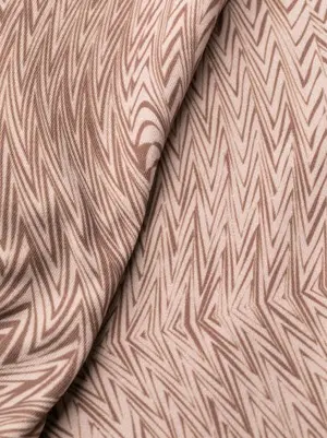 Federica Tosi Herringbone-pattern Halterneck Swisuit