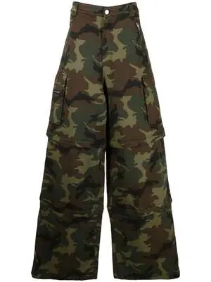 Vetements Transformer Camouflage Cargo Trousers